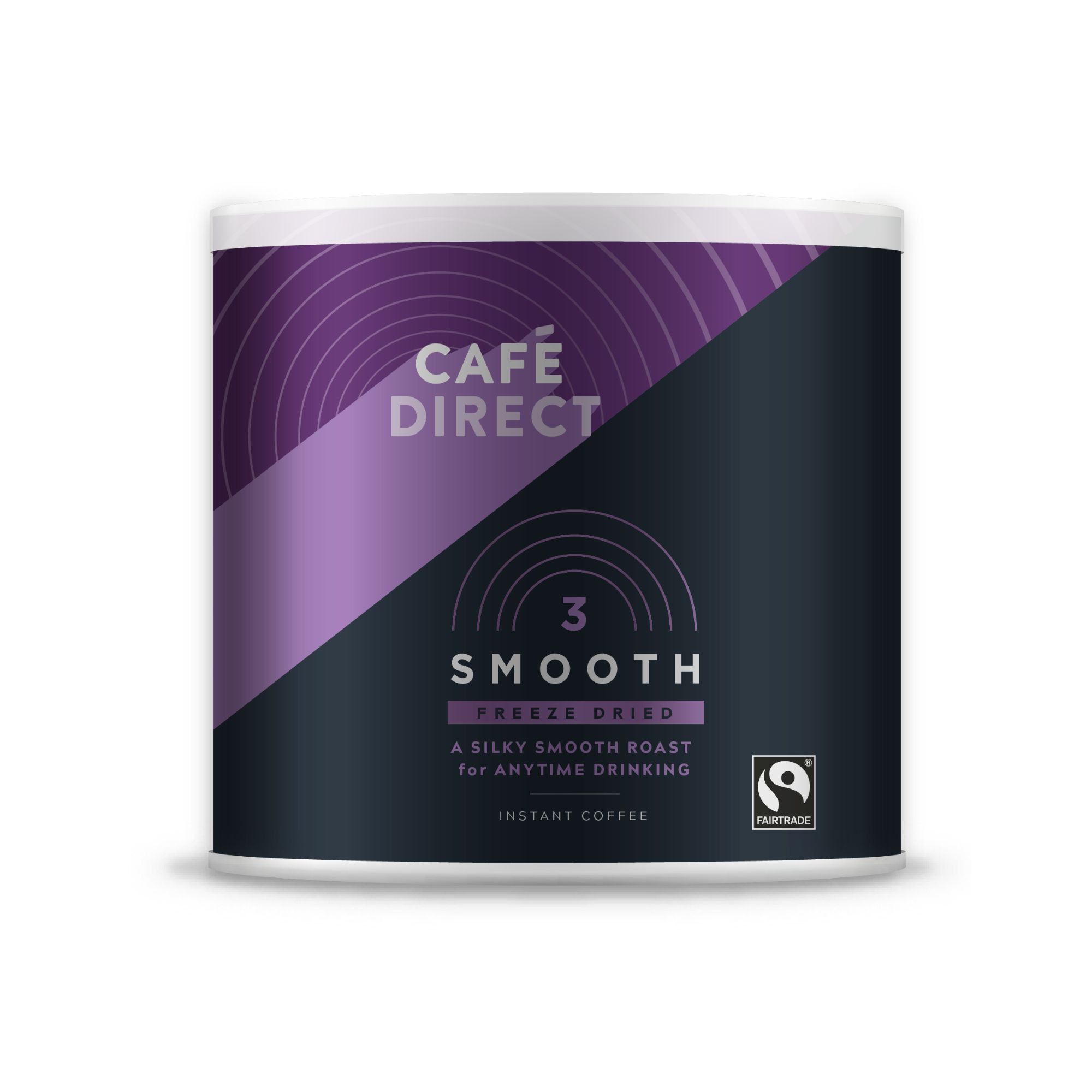 Cafédirect Fairtrade Freeze Dried Instant Smooth Roast Coffee Tins 6 x 500g