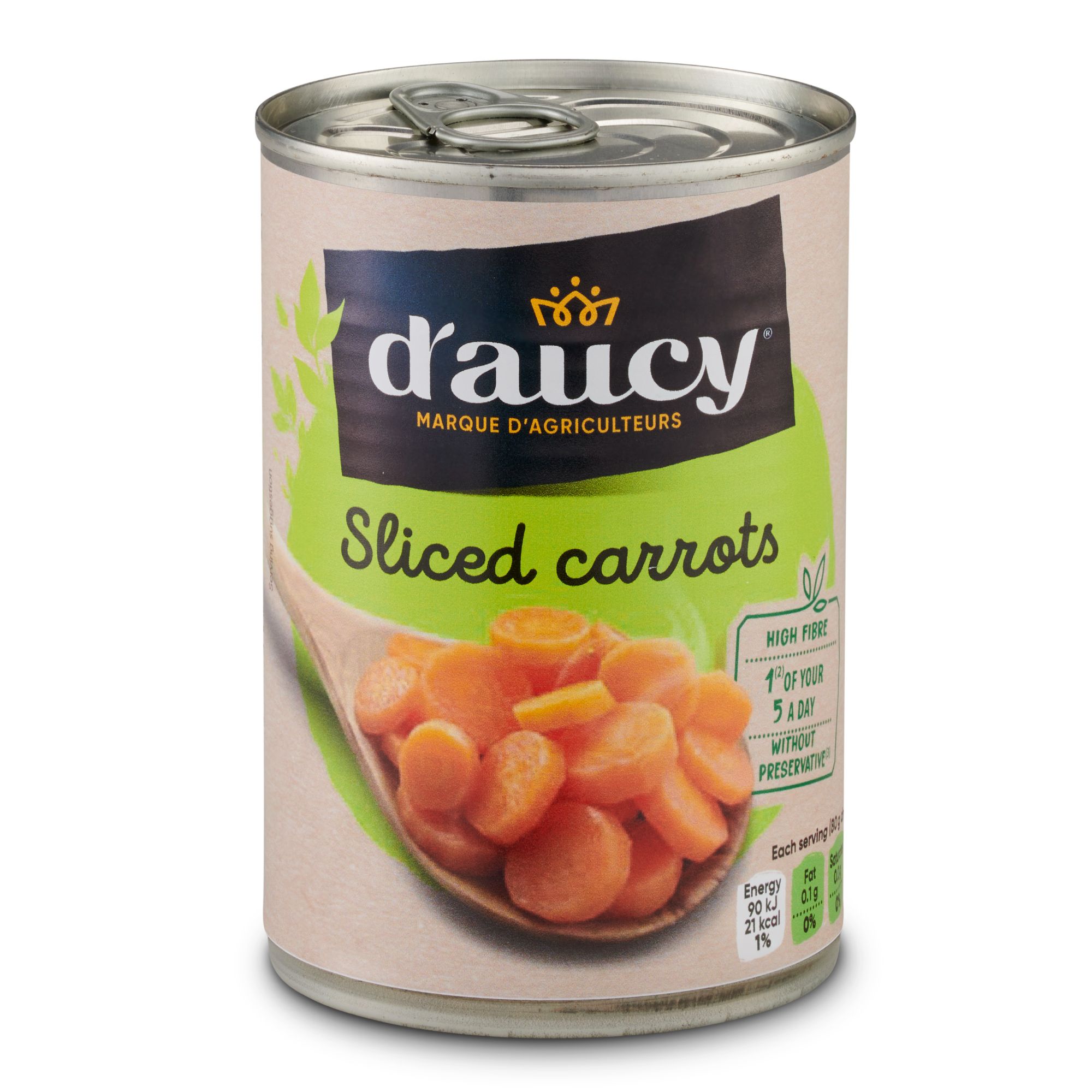 DAucy Sliced Carrots 12 x 400g